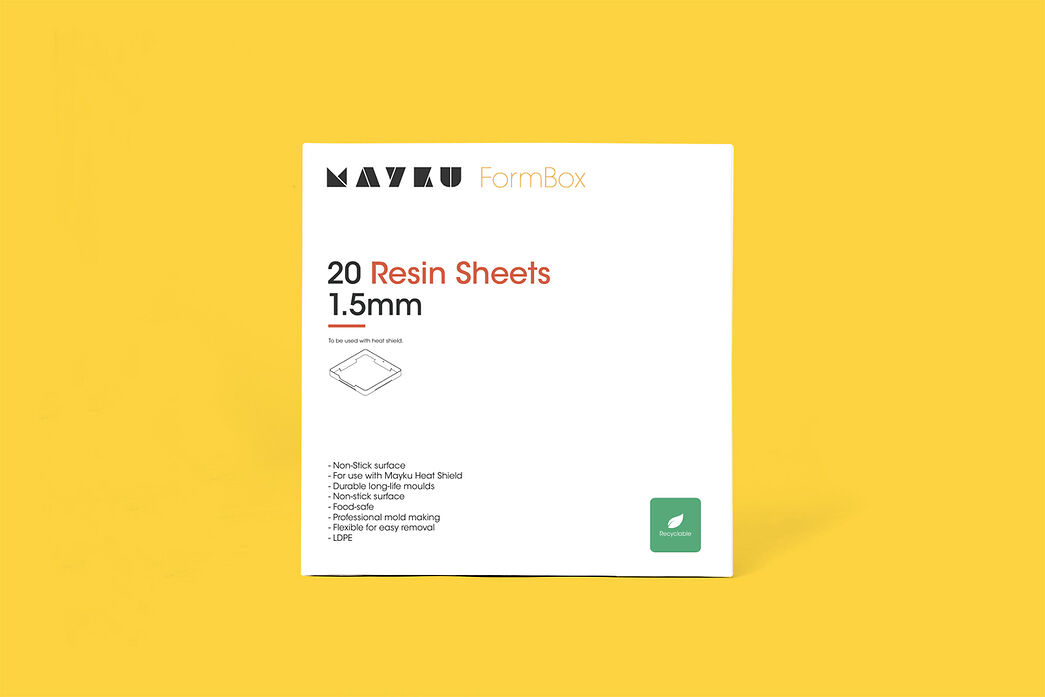 Mayku Resin Sheets (1.5mm, 20 Pack) - Polysil