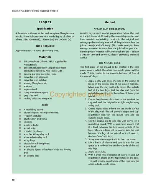 Advanced Moulding and Casting Book - Polysil