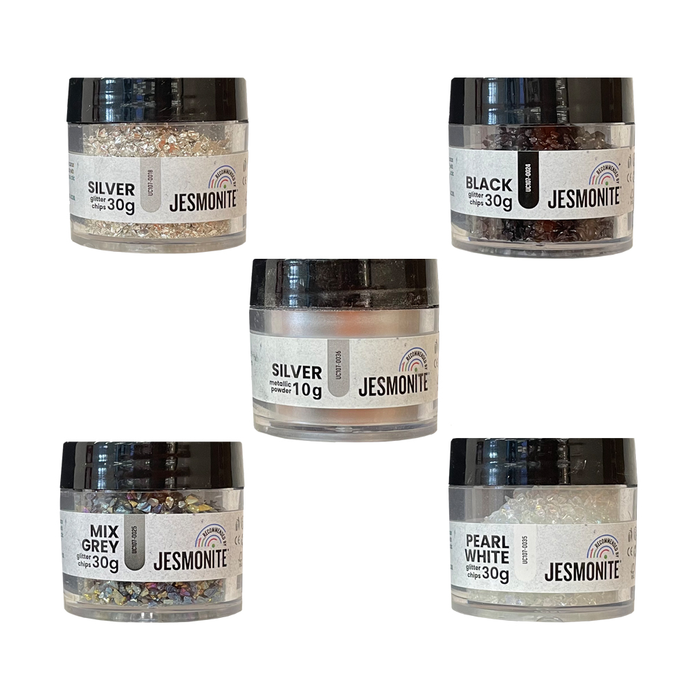 Silver Special Effect Set - Jesmonite - Polysil