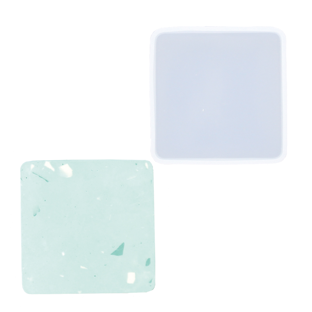 Square Coaster Mould - 6.4cm - Polysil