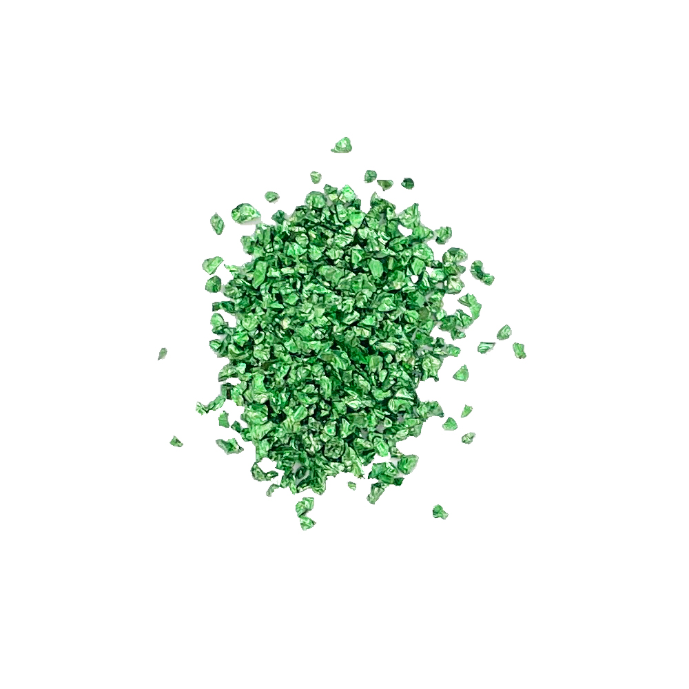 Grass Green Glitter Chips - Jesmonite - 30g - Polysil