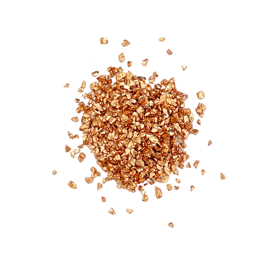 Orange Glitter Chips - Jesmonite - 30g - Polysil
