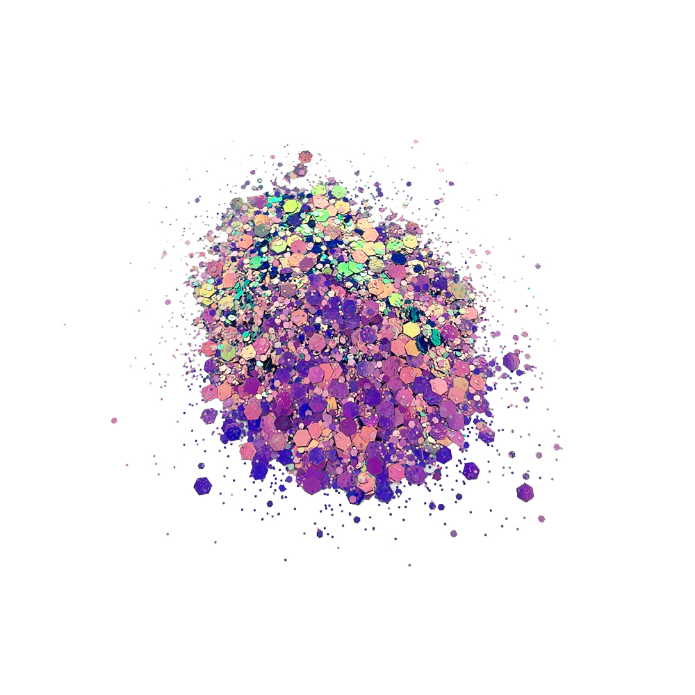Purple Sparkling Glitter - Jesmonite - 15g - Polysil