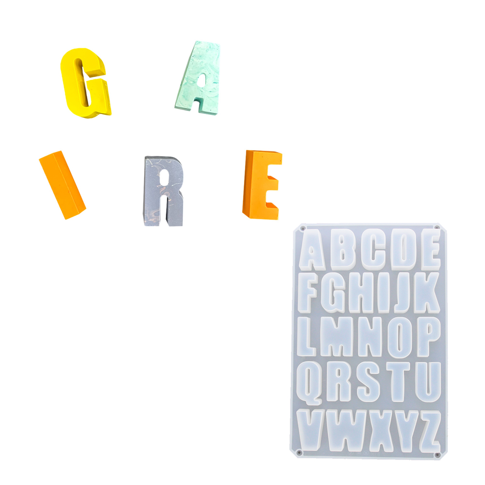 Alphabet Mould Set - Polysil