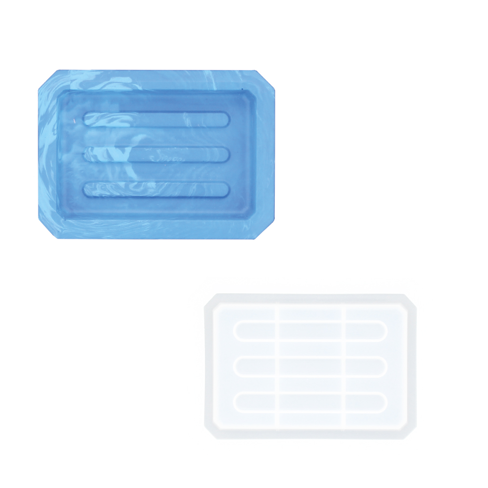 Rectangle Soap Dish Mould - Polysil