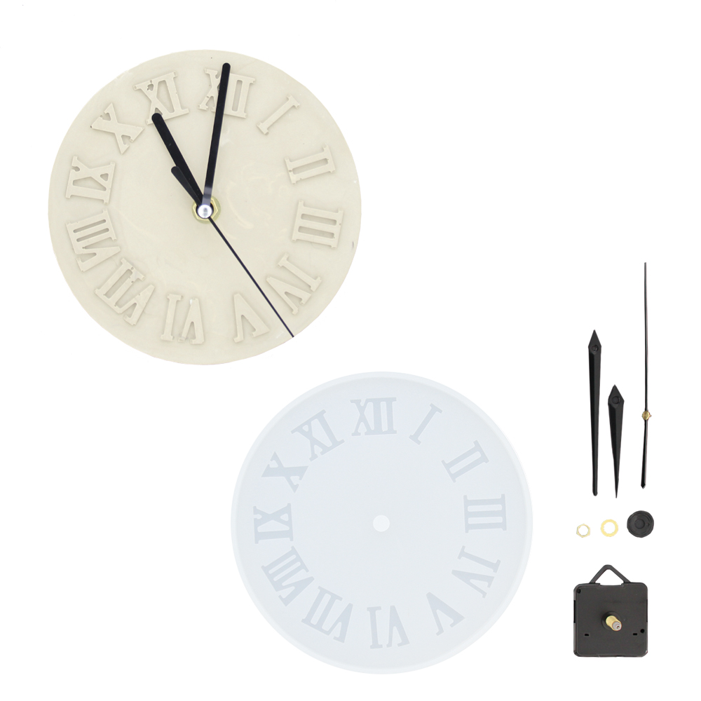 Wall Clock Roman Numerals Mould - Polysil