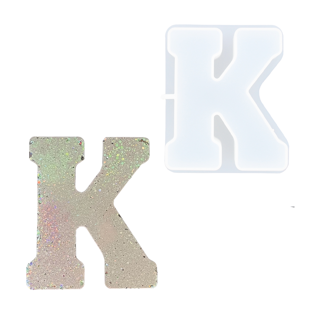 Letter 'K' Mould - Polysil